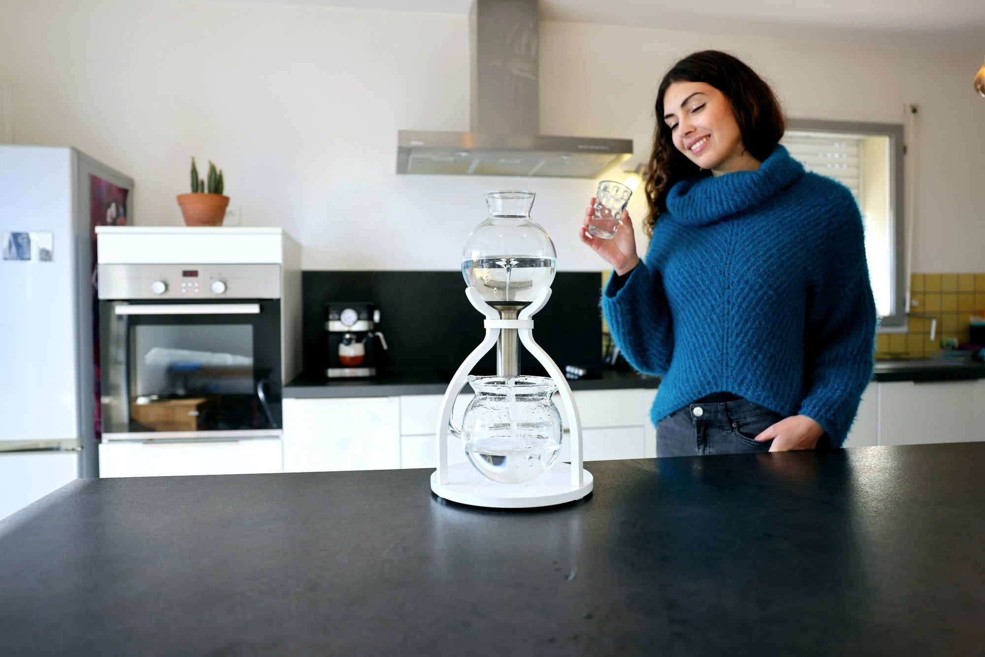 Drop! fontaines filtrante design, sans cartouche et sans plastique